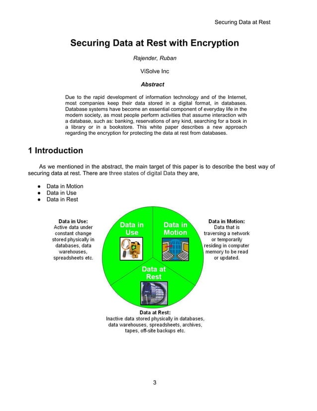 Securing data at rest with encryption | PDF