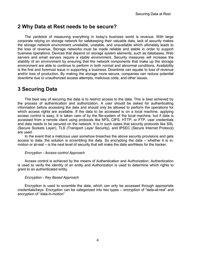 Securing data at rest with encryption | PDF