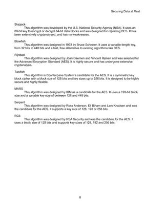 Securing data at rest with encryption | PDF