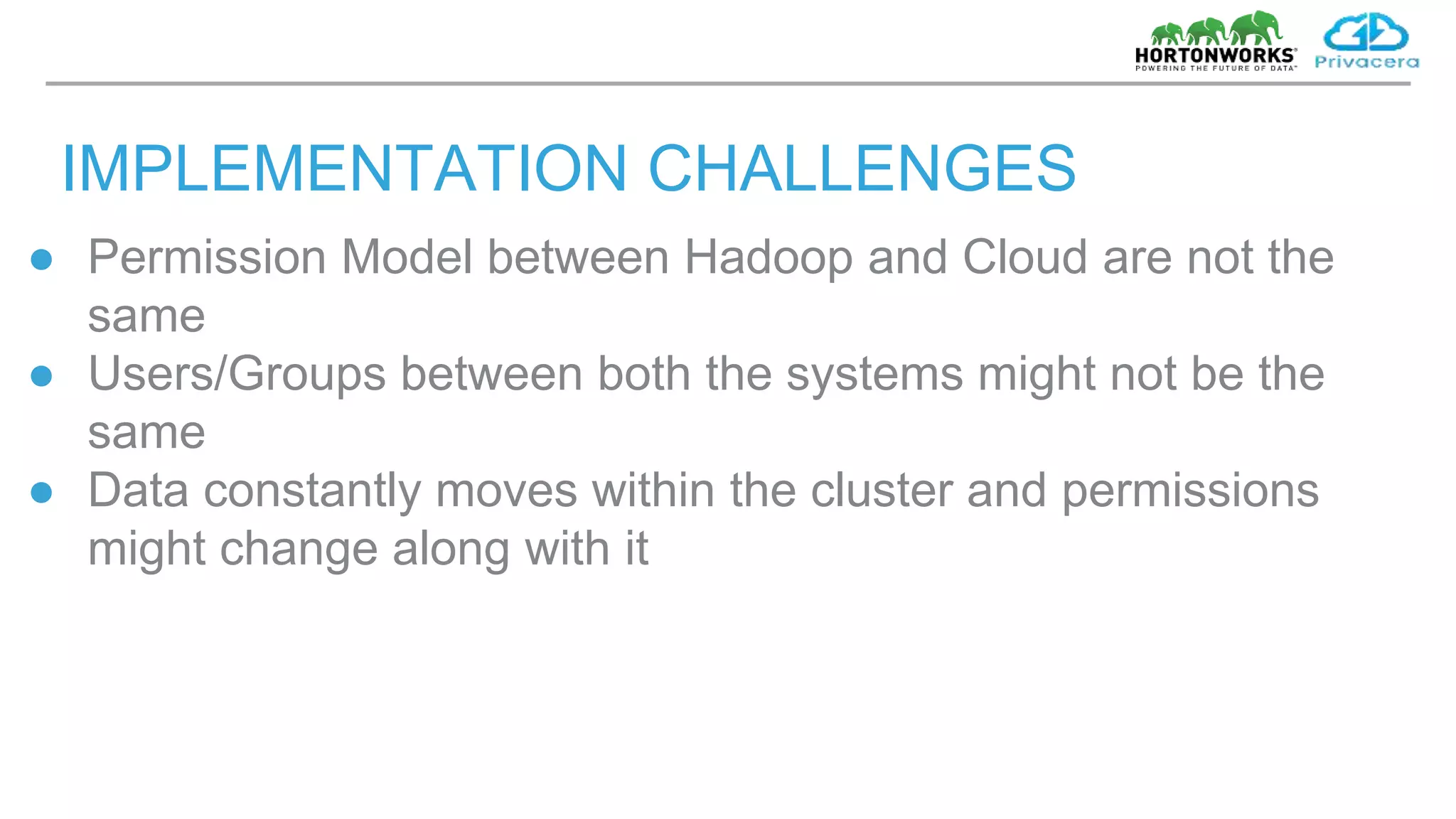 Securing Data In Hybrid Environments Using Apache Ranger Pptx