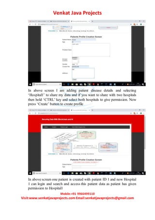 Securing data with blockchain and ai | PDF