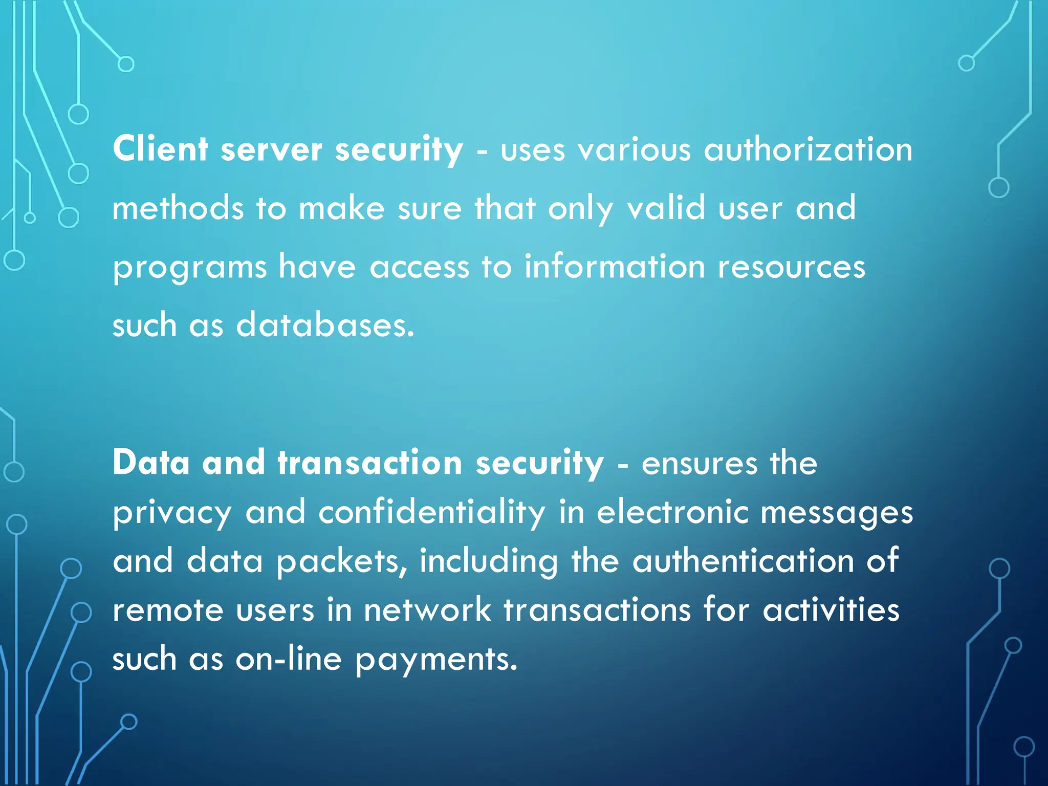 Securing E-Commerce Networks Presentation.ppt | Free Download