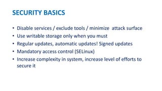 Securing embedded systems | PPTX | Computing | Technology & Computing