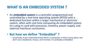 Securing embedded systems | PPTX | Computing | Technology & Computing