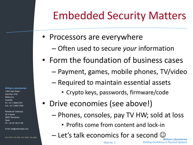 Securing embedded systems (for share) | PPTX | Computer Peripherals | Computing