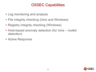 Securing Hadoop with OSSEC | PPT
