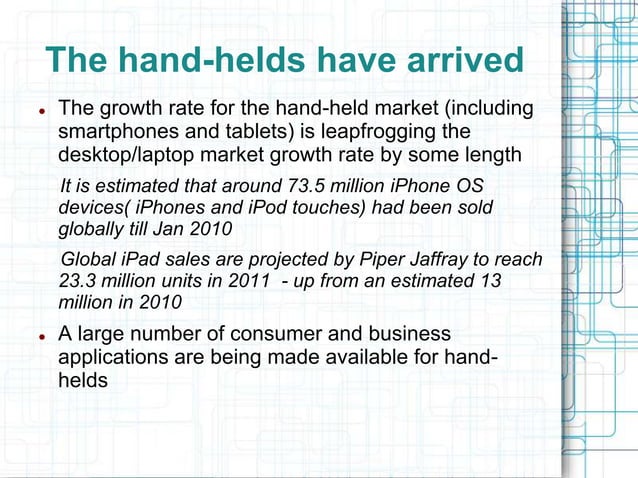 Securing hand held computing devices | PPTX | Operating Systems | Computer Software and Applications