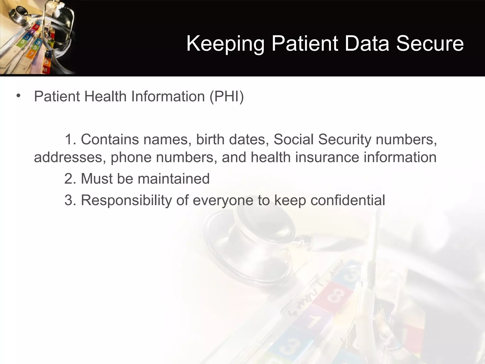 Securing health information | PPT