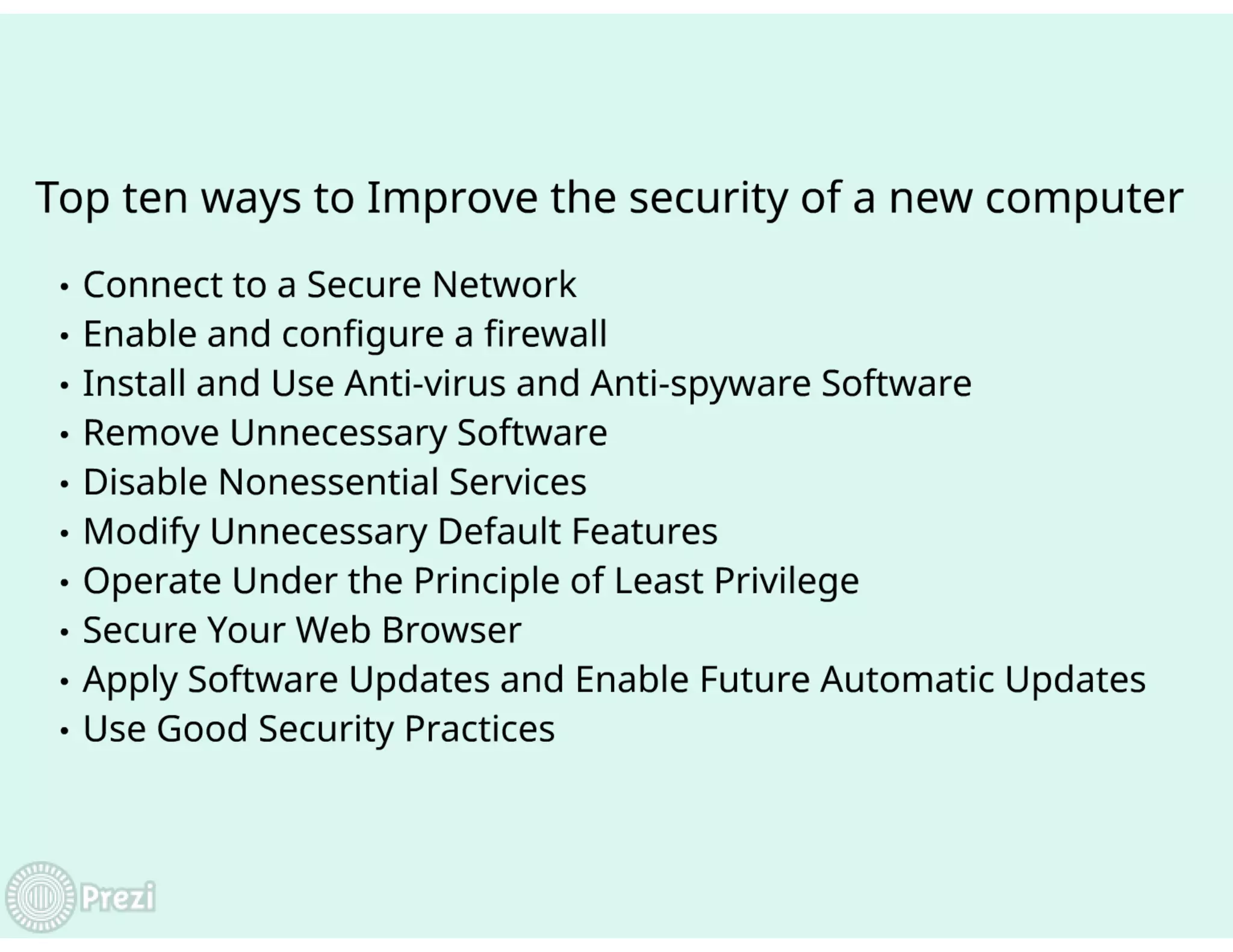 Securing home computer | PDF