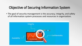 Securing information system (Management Information System) | PPT