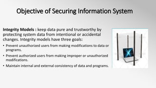 Securing information system (Management Information System) | PPT