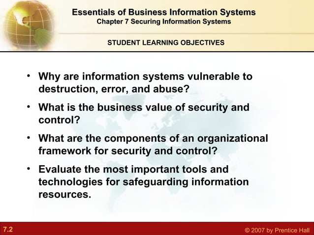 Securing information systems | PPT