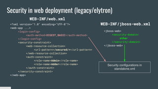 Securing Java EE apps using WildFly Elytron | PDF