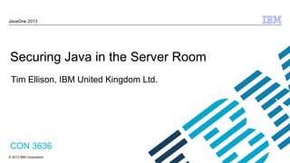 Securing Java in the Server Room | PDF