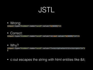 Securing java web applications | PPT