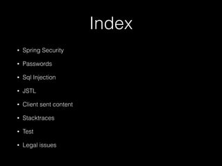 Securing java web applications | PPT