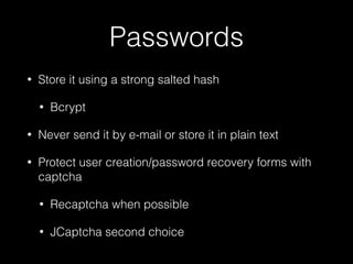 Securing java web applications | PPT