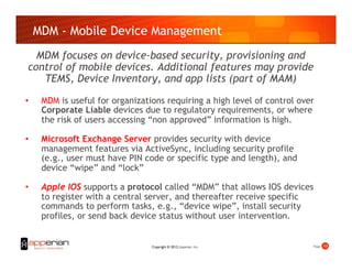 Securing Mobile Apps: New Approaches for the BYOD World | PDF ...