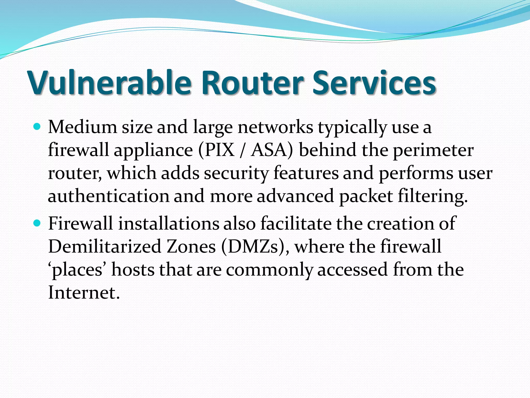 Securing network devices | PPTX