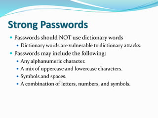 Securing network devices | PPTX