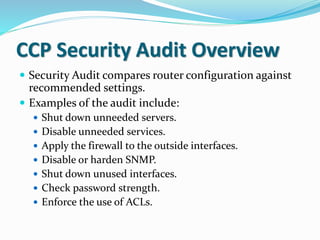 Securing network devices | PPTX