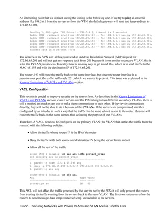 Securing networks with private vla ns and vlan access control lists | PDF | Internet Safety ...