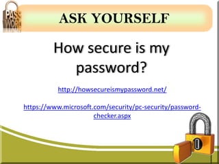 Securing password | PPTX