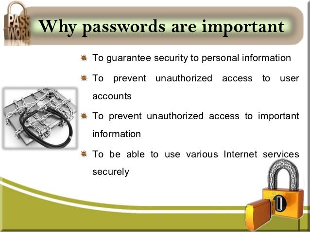 Securing password