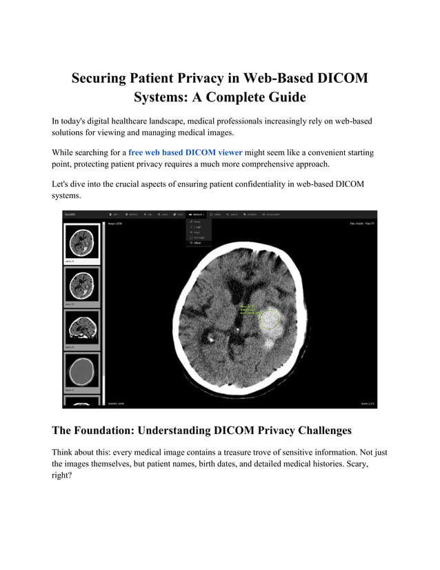 Securing Patient Privacy in Web-Based DICOM Systems A Complete Guide.pdf