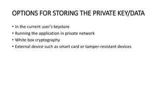 Securing private keys | PPTX