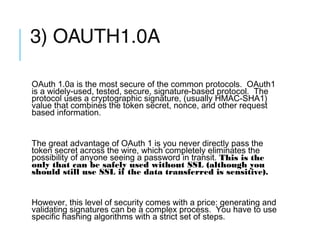 Securing RESTful API | PPT