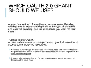 Securing RESTful API | PPT