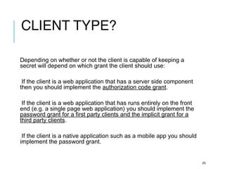 Securing RESTful API | PPT