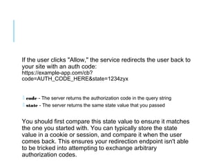 Securing RESTful API | PPT