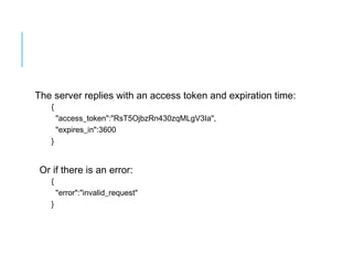 Securing RESTful API | PPT