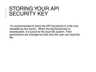 Securing RESTful API | PPT