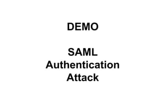 Securing SAML SSO from XSW attacks | PDF