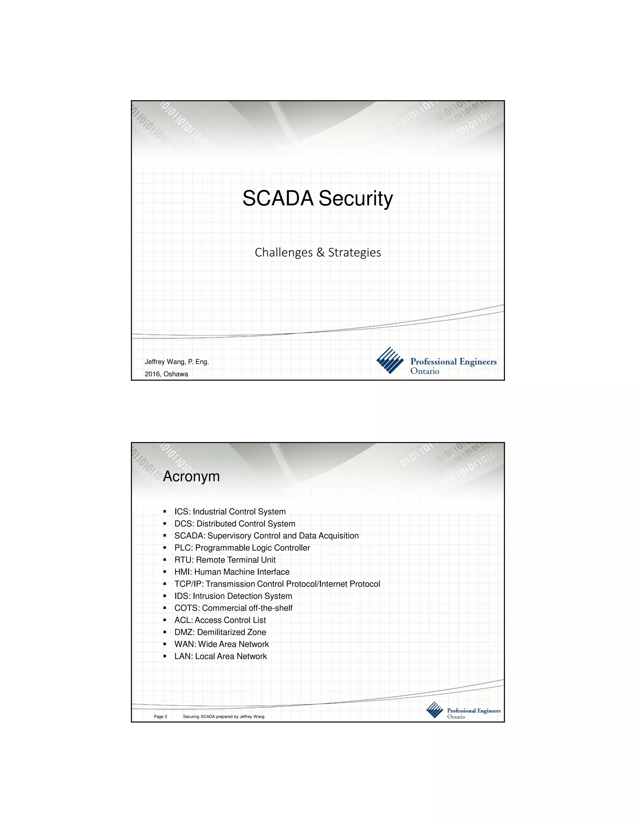 Securing SCADA | PDF
