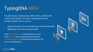 Securing sensitive accounts with MFA and Behavioral Biometrics | PPT