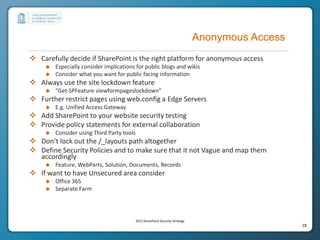 Securing Sharepoint platform | PPTX