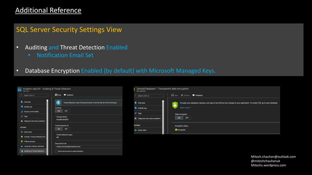 Securing Azure Sql Server | PDF