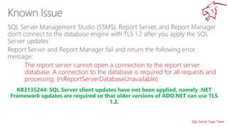 Securing SQL Server with TLS 1.2 | PPT