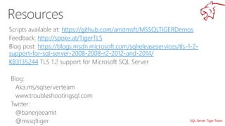 Securing SQL Server with TLS 1.2 | PPTX