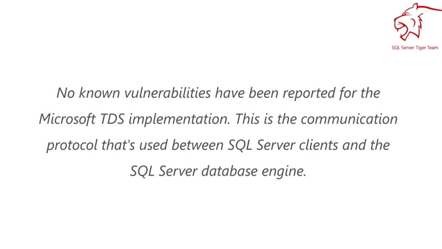 Securing SQL Server with TLS 1.2 | PPT