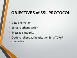 Securing TCP connections using SSL | PPT