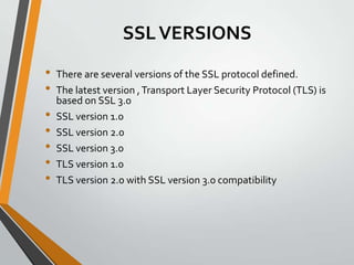 Securing TCP connections using SSL | PPT