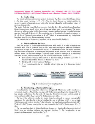 Securing tesla broadcast protocol with diffie hellman key exchange | PDF