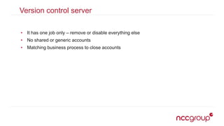 Securing the continuous integration | PPT