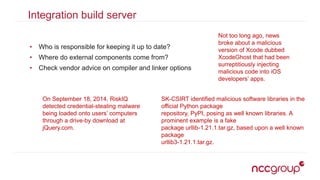 Securing the continuous integration | PPT