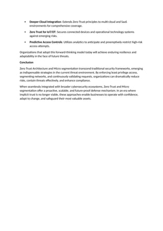 Securing the Digital Perimeter with Zero Trust Architecture | DOCX